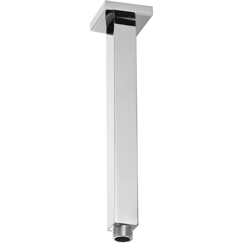 Regadera Techo Anticalcárea Rectangular Lluvia Expression Tames Md