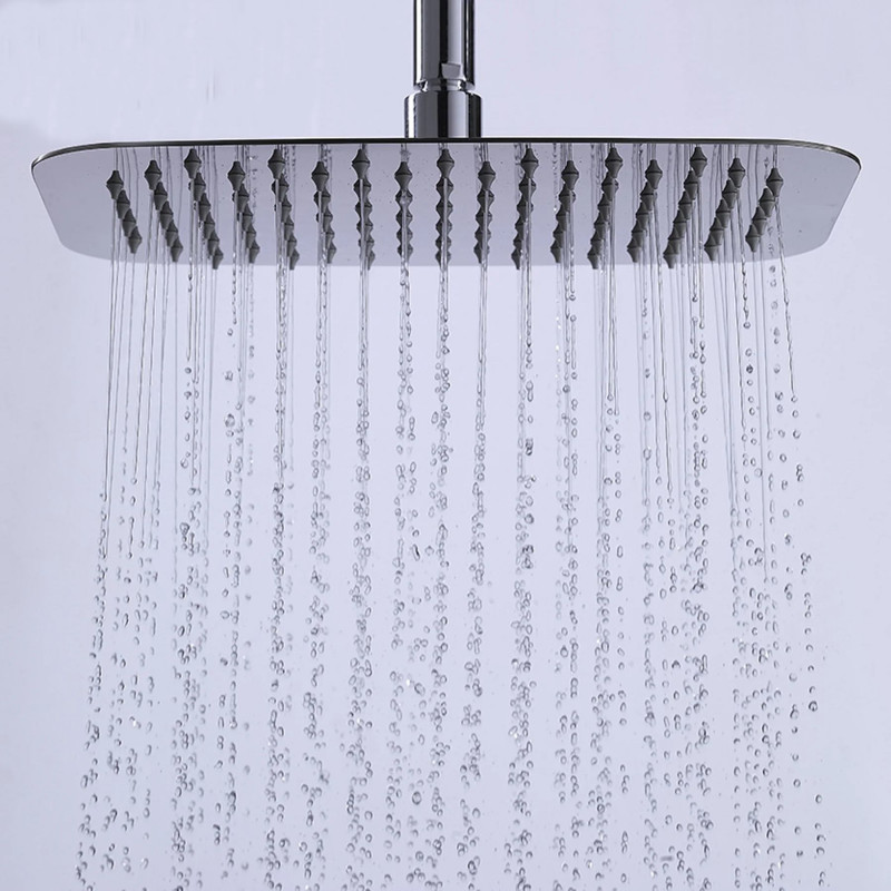 Ducha, Regadera Rectangular Oval Techo Tamesov304 Antihongos